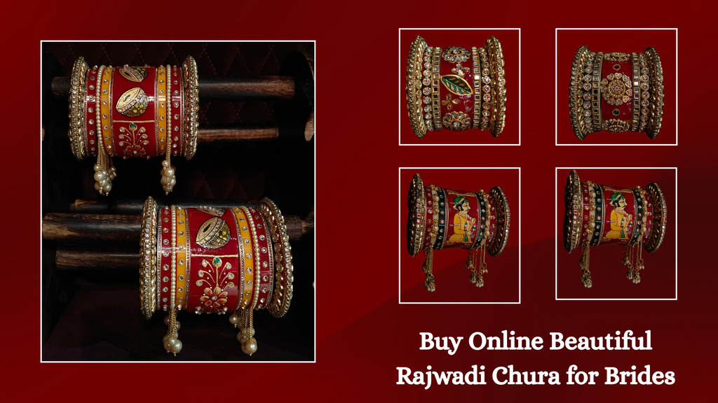 Buy Online Beautiful Rajwadi Chura for Brides – Om Sons Bridal Store