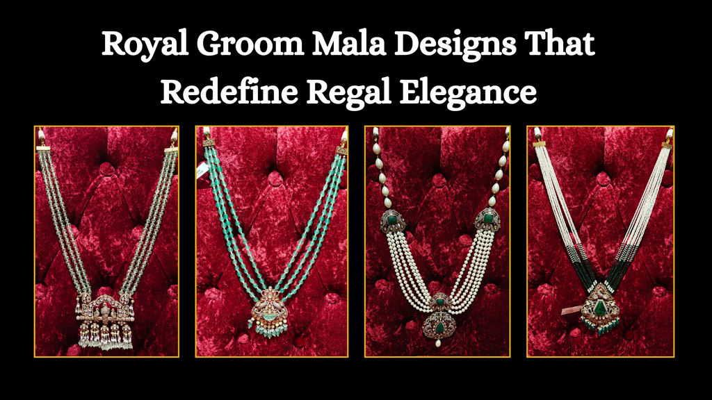 Royal Groom Mala Designs That Redefine Regal Elegance – Om Sons Bridal ...